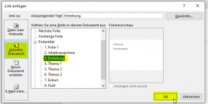 PowerPoint: Inhaltsverzeichnis erstellen - Power To The Point